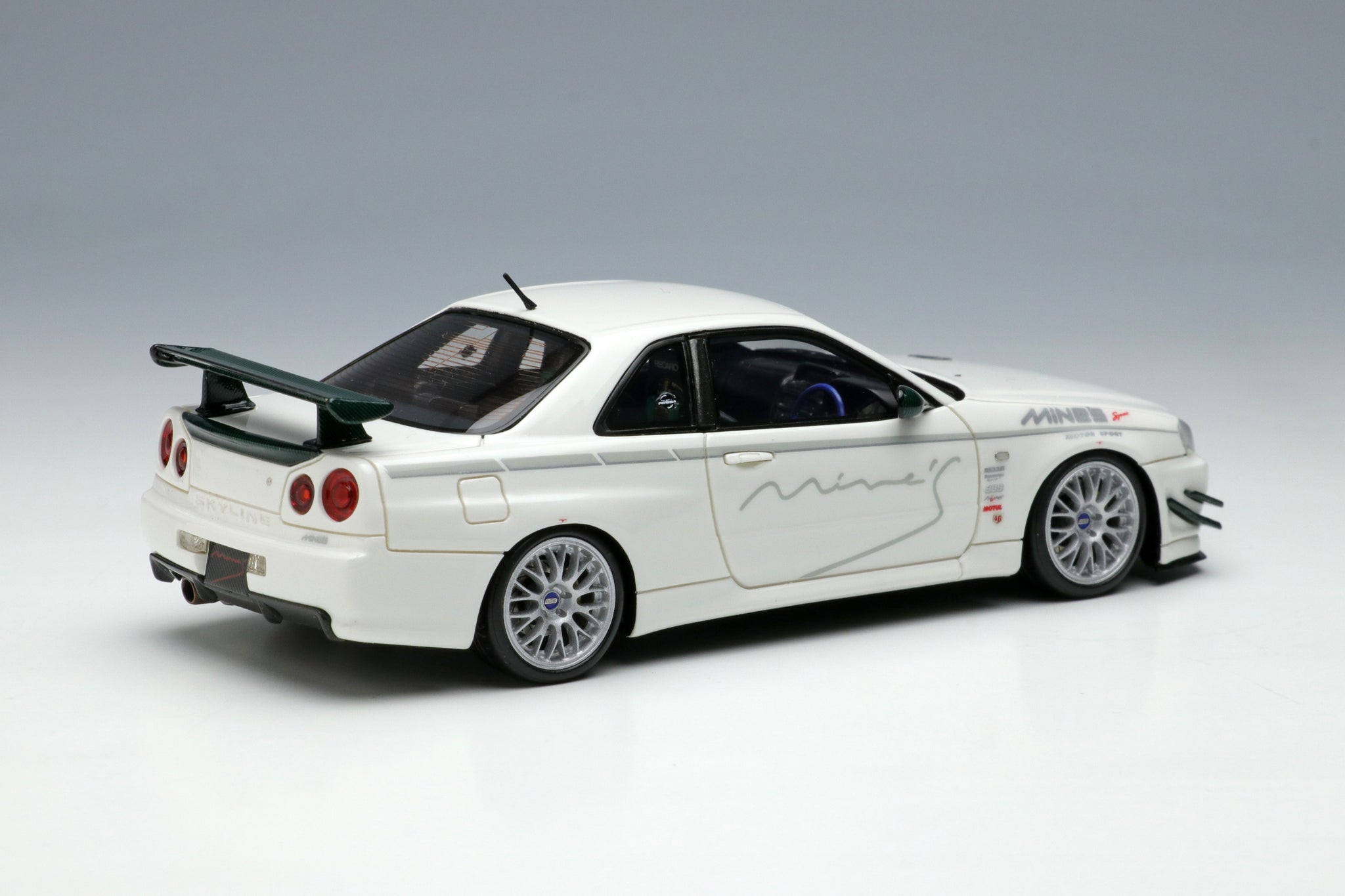 1/43 MINE'S R34 Demo Car BBS Edition – builtbylegends